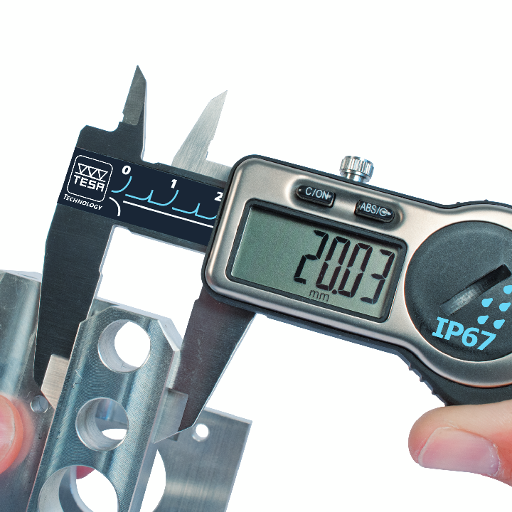 Pomično merilo TWIN-CAL IP67 | ZIBTR PRO